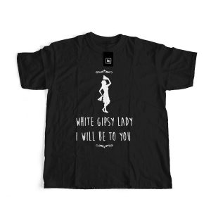 Majica Bela ciganka - muška, 100% pamuk, smešna majica